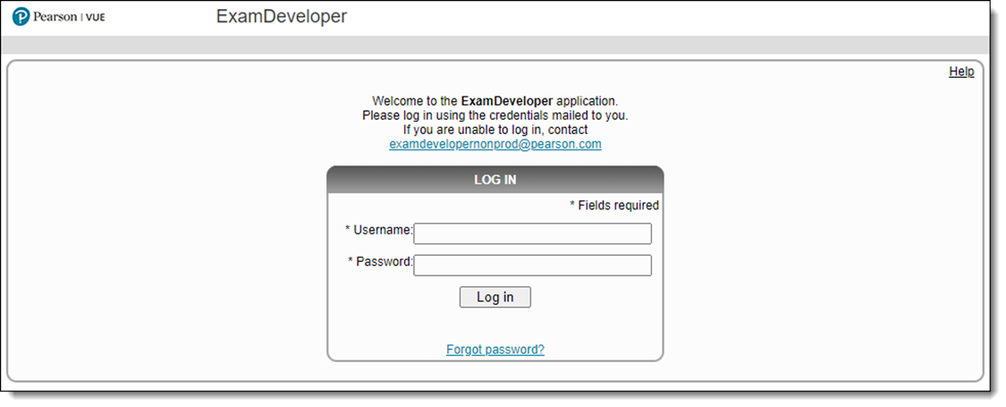 Exam Developer Password Reset/New Requirements | NBOME Carnegie